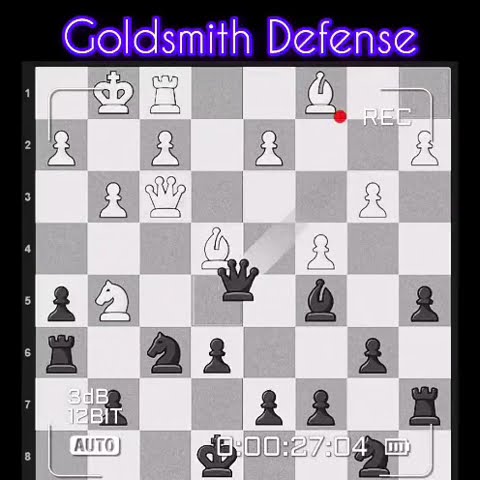 #goldsmith defense#chess opening #play #chess - YouTube