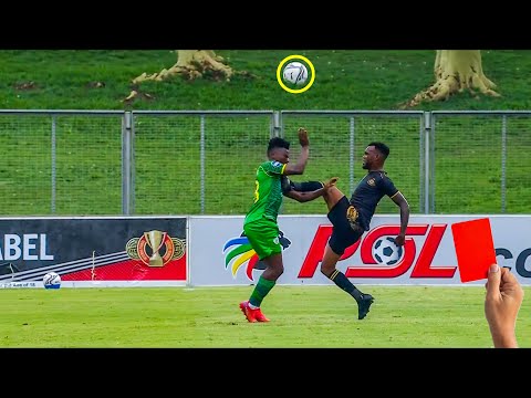 Red Cards Moments In South African Football - YouTube