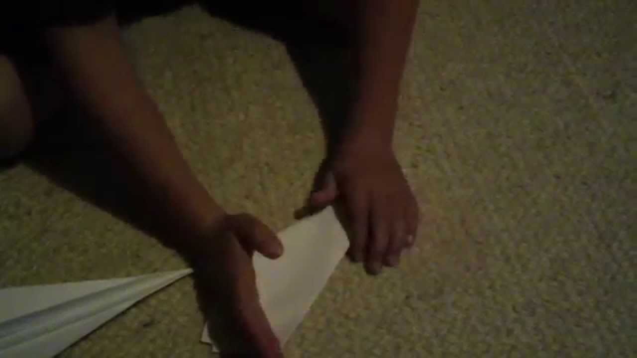 how to make extreme paper plane - YouTube