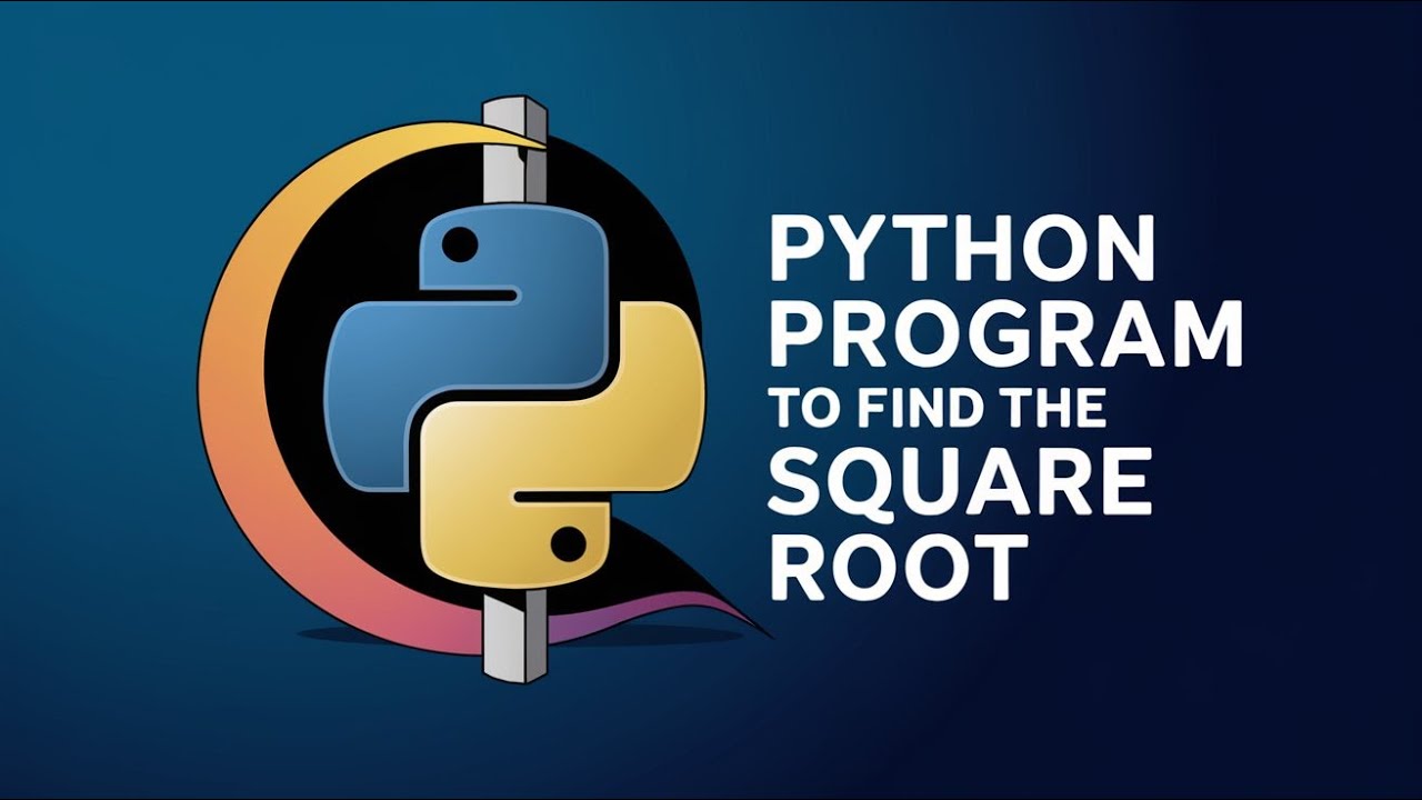 How To Find Square Root In Python Easy Python Tutorial For Beginners 5268