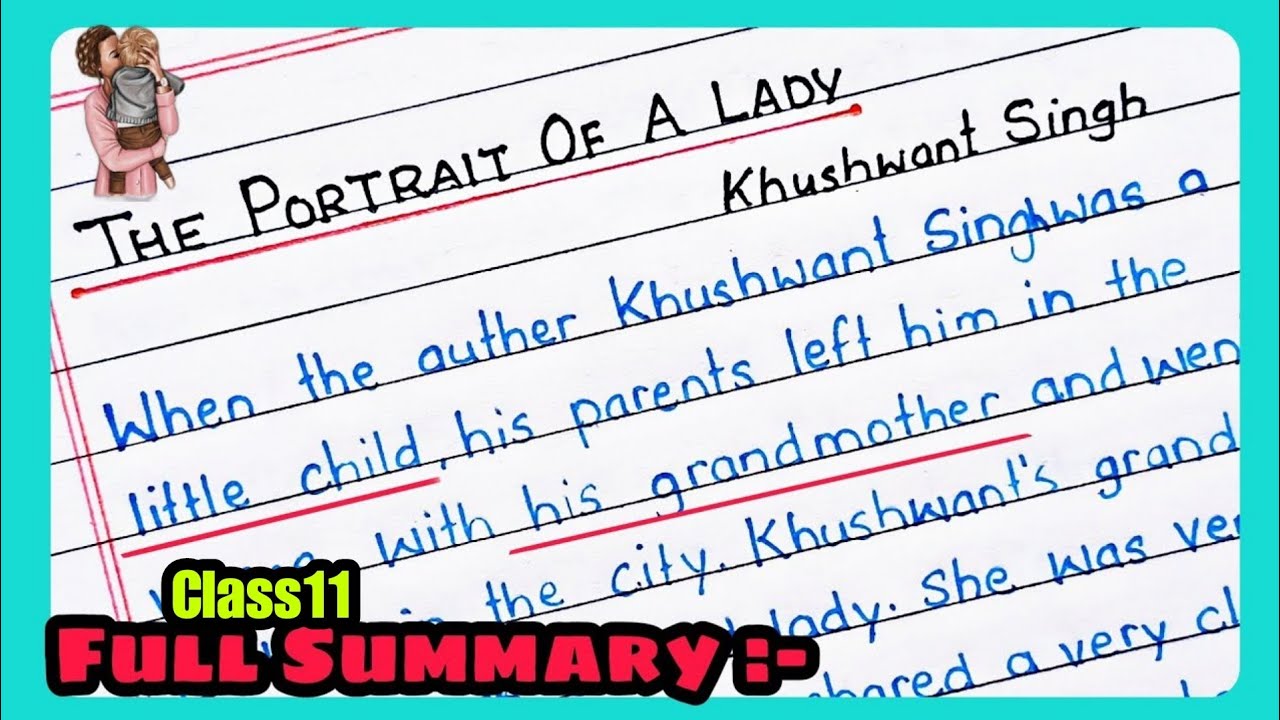 Class 11 Cbse Portrait Of A Lady Summary In English Hornbill class-11-cbse-portrait-of-a-lady-summary-in-english-hornbill