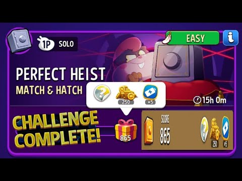 (Match & Hatch) 865 Score Match Masters Solo Challenge Perfect Heist ...