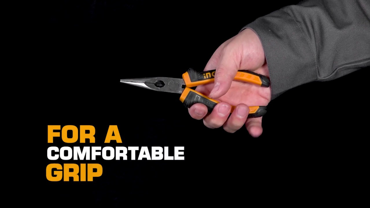 INGCO Long nose pliers HLNP08168 - YouTube