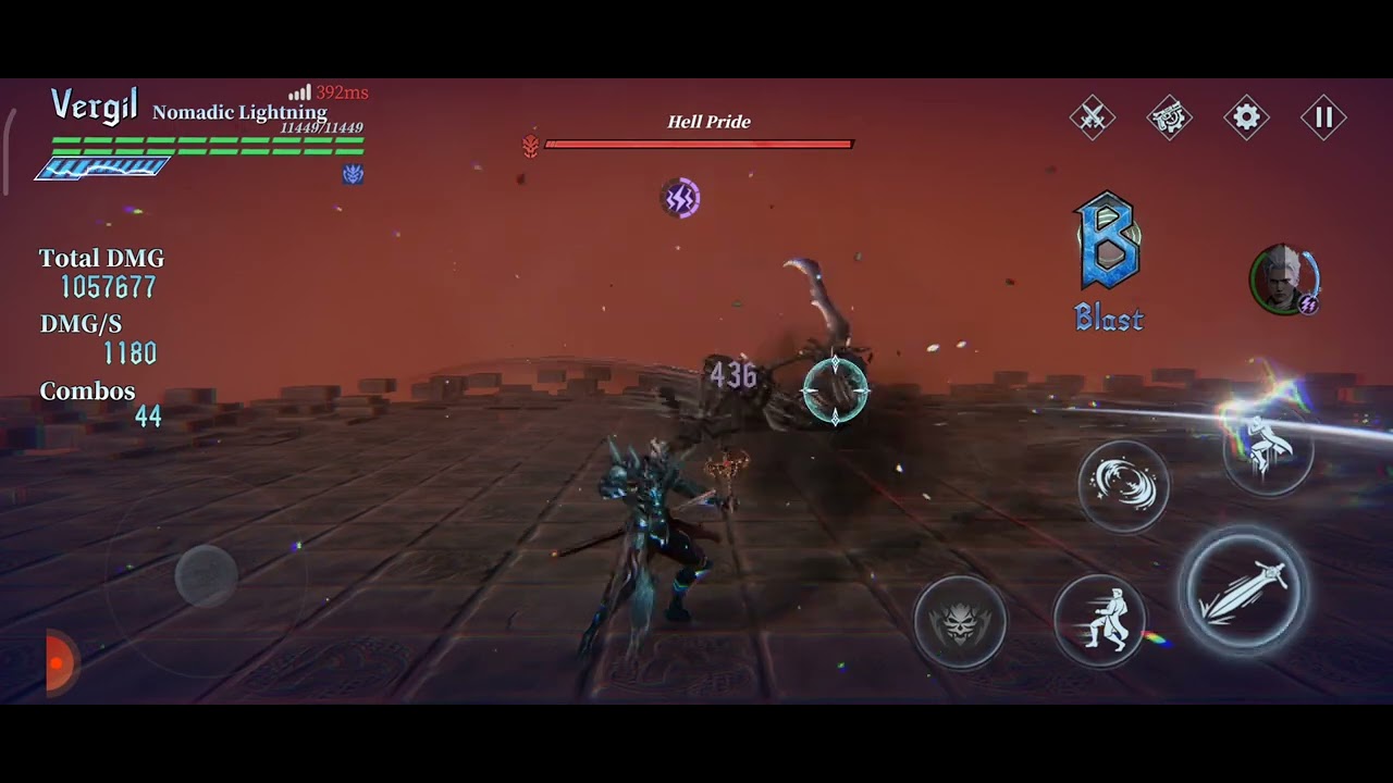 Vergil Count Thunder Simple Combo - Devil May Cry: Peak of Combat - YouTube