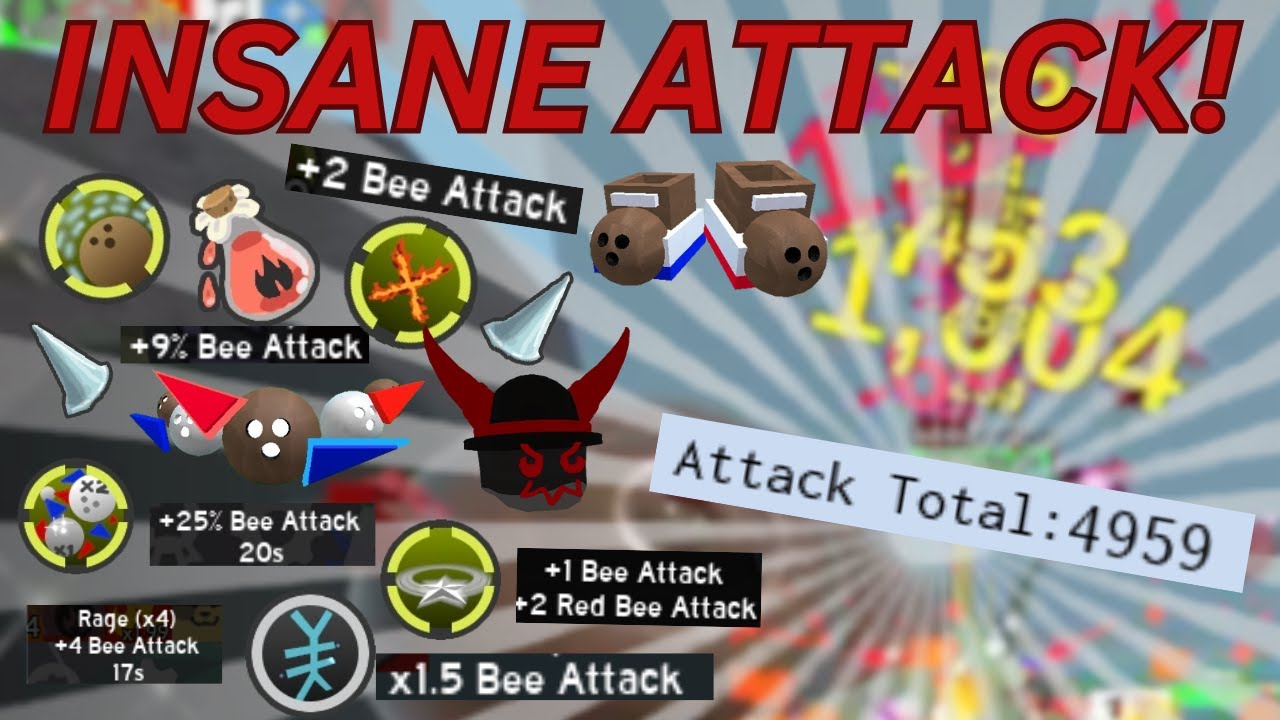 How To Get The Highest Attack In Bee Swarm Simulator! - YouTube