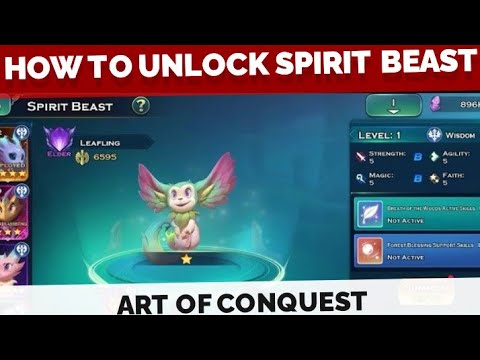 How to unlock Spirit Beast in Art Of Conquest #artofconquest - YouTube