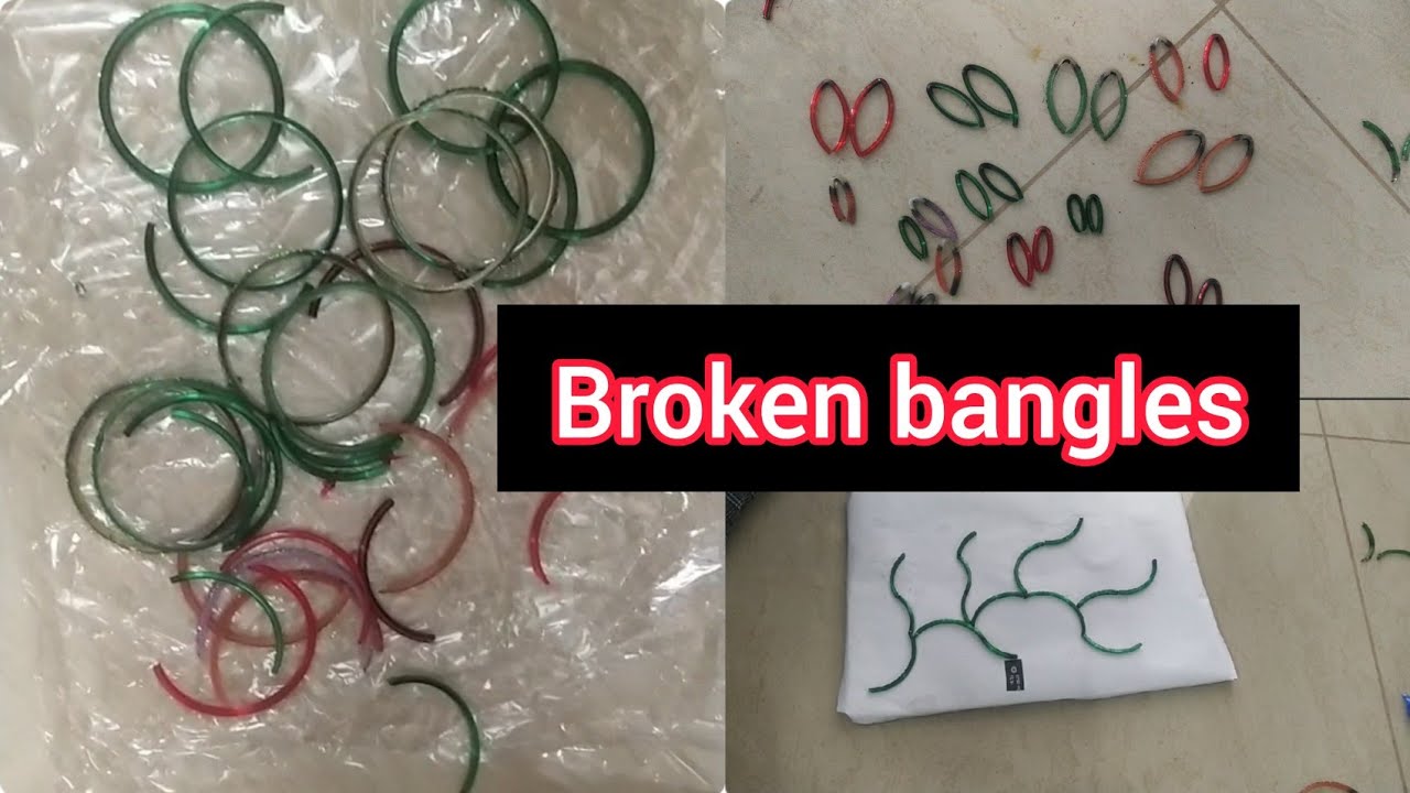 Reuse of broken bangles 😊Home decor ideas 🌆 craft using bangles # ...