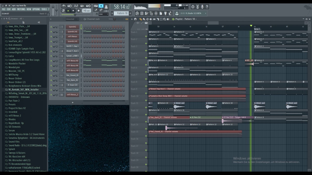 FL Studio Rap Beat (FLP Playthrough) - YouTube