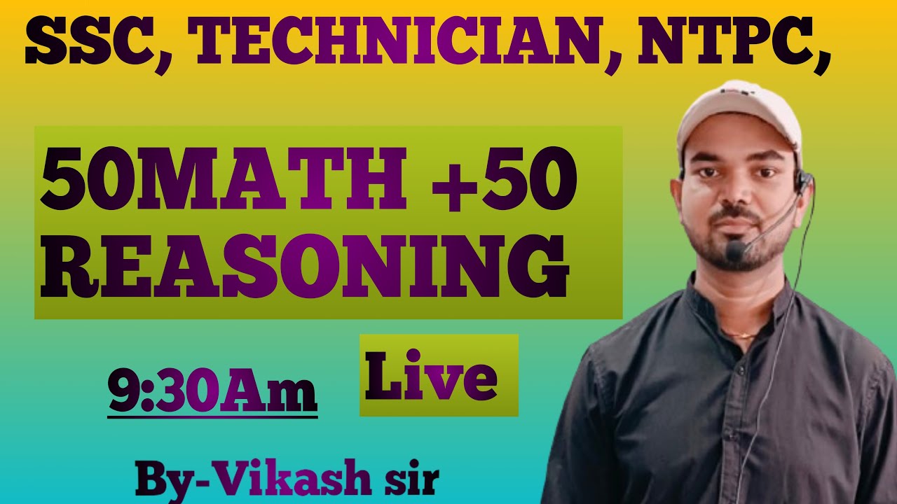 Set Solution -38/50 math +50reasoning/By-Vikash sir - YouTube
