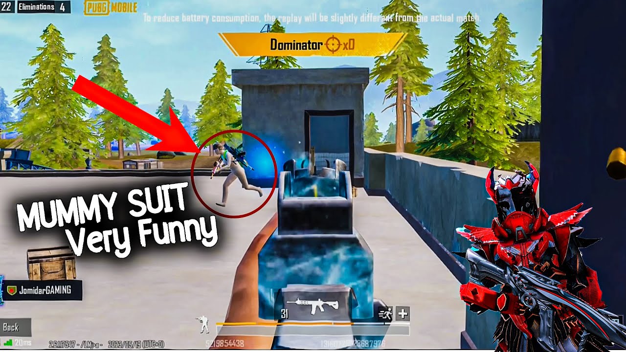 Mummy Suit VS M4 glacier Jomidar Gaming - YouTube