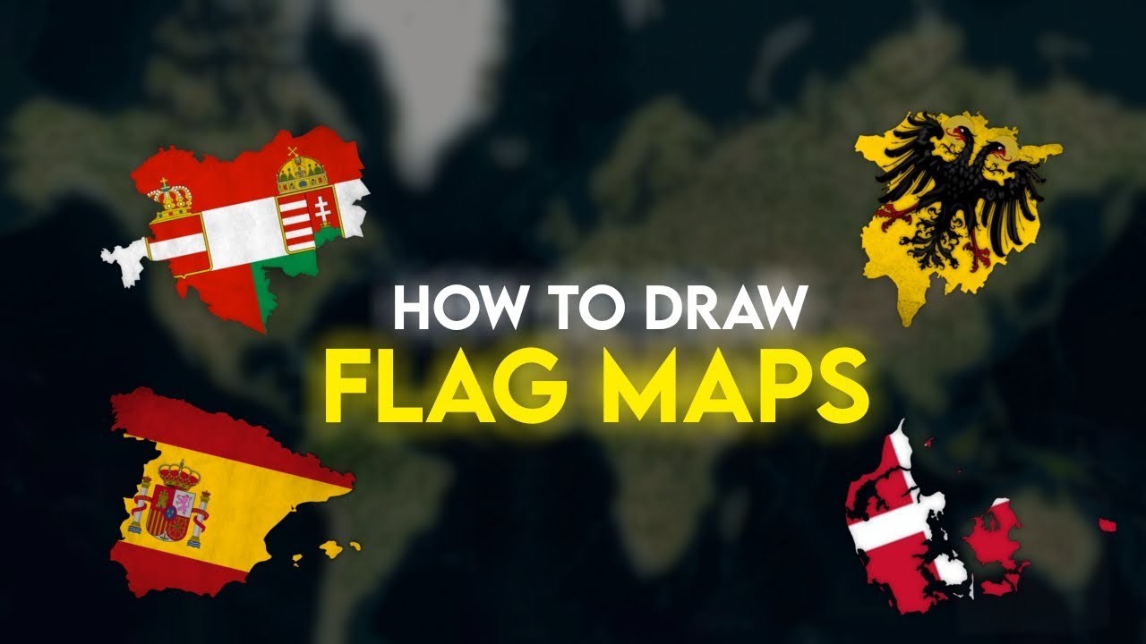 How to draw flag maps with my style | @FiguBallMapping - YouTube