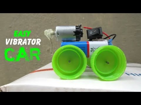 DIY How to make a electric vibrator car - Easy science project for KIDS ...