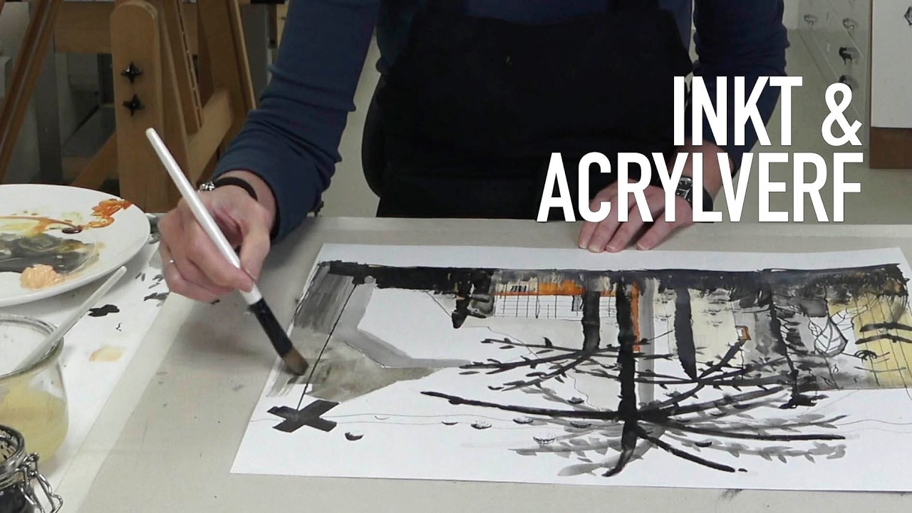 De veelzijdigheid van Oost-Indische inkt & Acrylverf | Beika ART - YouTube