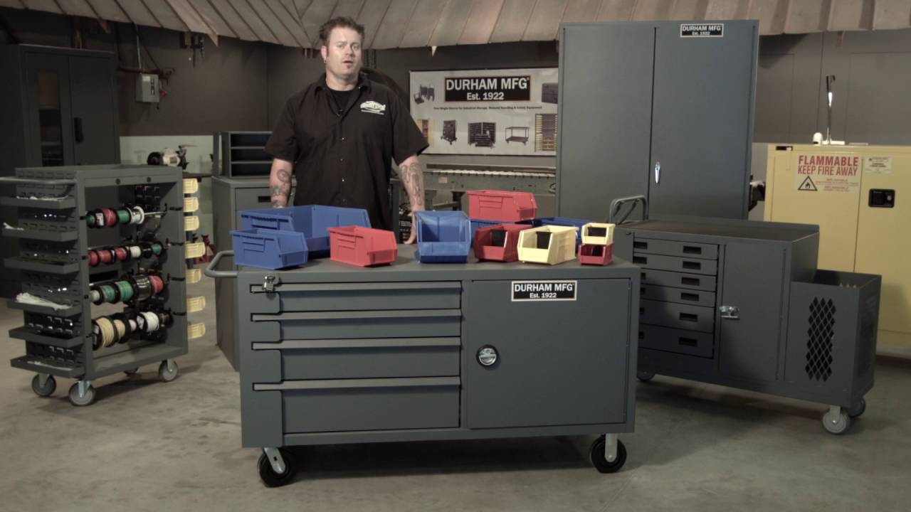 Durham Mobile Storage Cabinets - YouTube