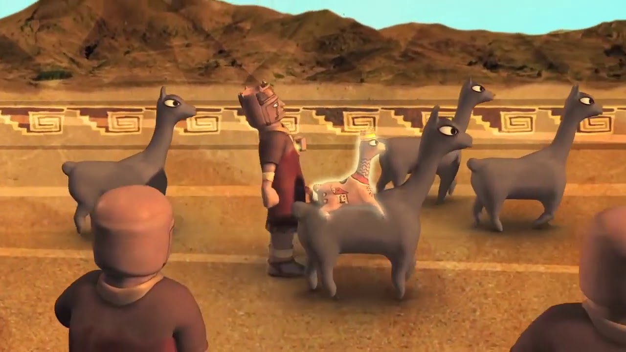 Jilakata y la llamita : Basado en textiles cultura Tiwanaku sitio ...