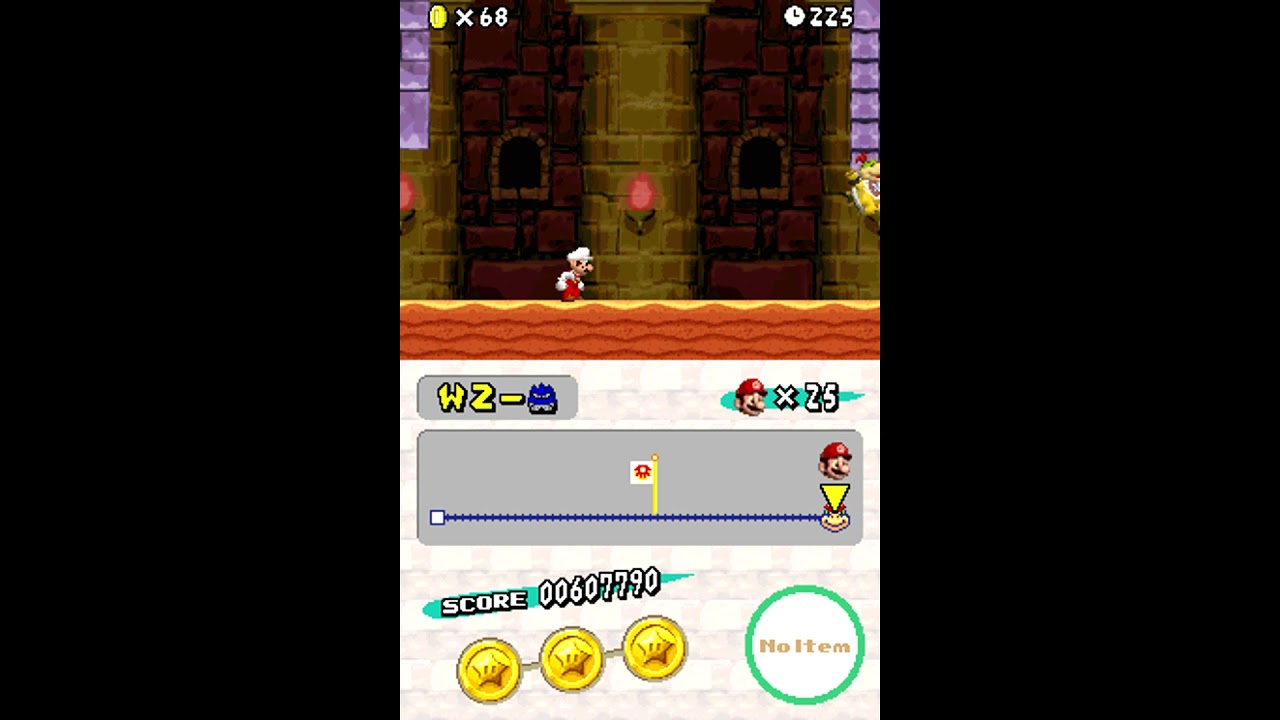 New Super Mario Bros (DS) Boss #4 - Mummipokey (Dual Screen) - YouTube