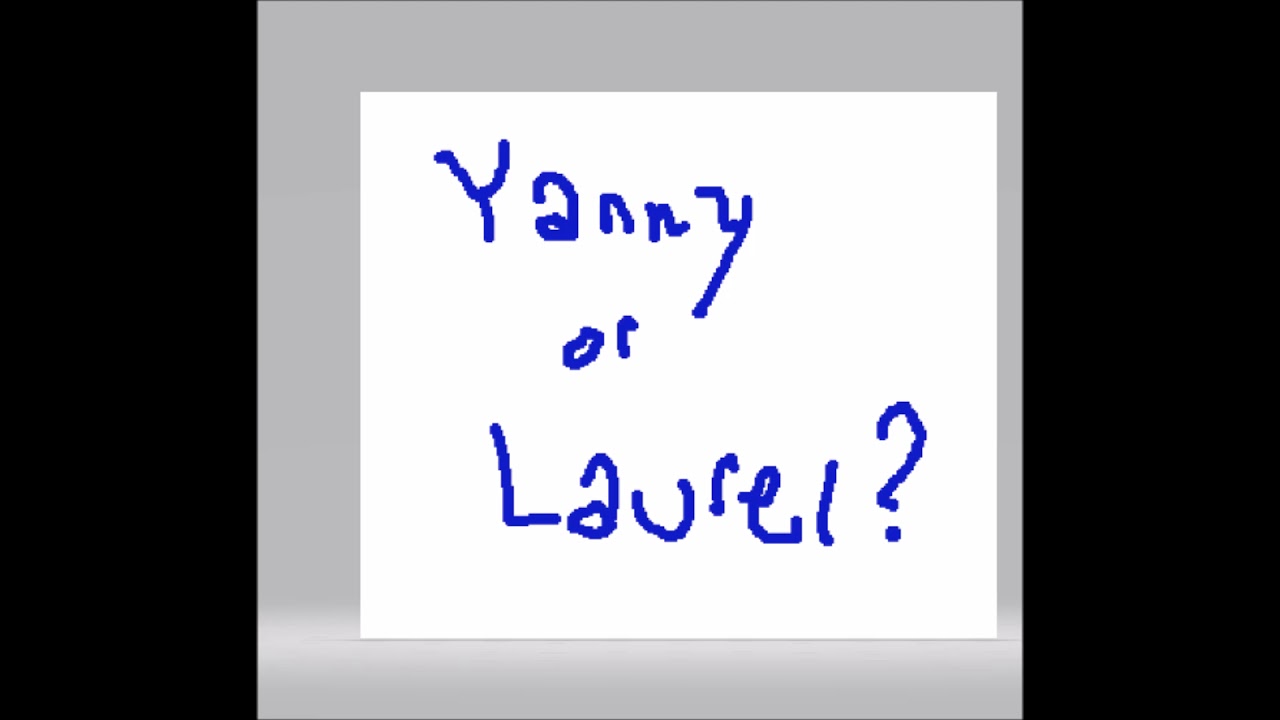 Yanny or Laurel - YouTube