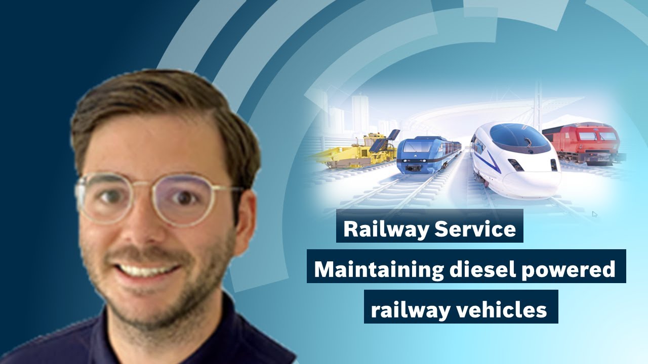 [EN] Bosch Rexroth Web Seminar: Railway Service - Maintaining diesel powered railway vehicles ...