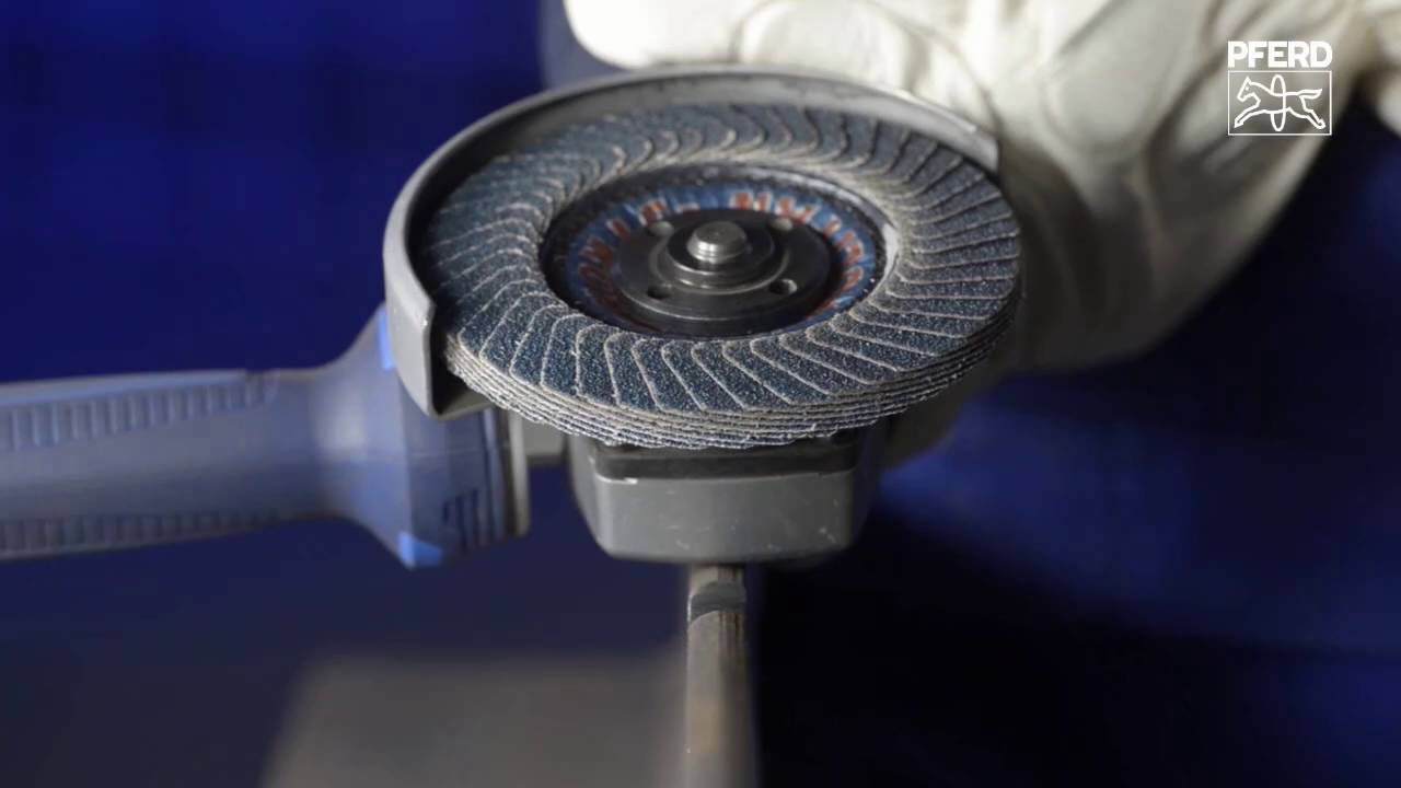 PFERD Polifan STRONG Grinding - The Ultimate Grinding Flap Wheel - YouTube