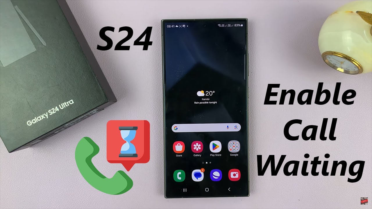 How To Enable Call Waiting On Samsung Galaxy S24 / S24 Ultra - YouTube