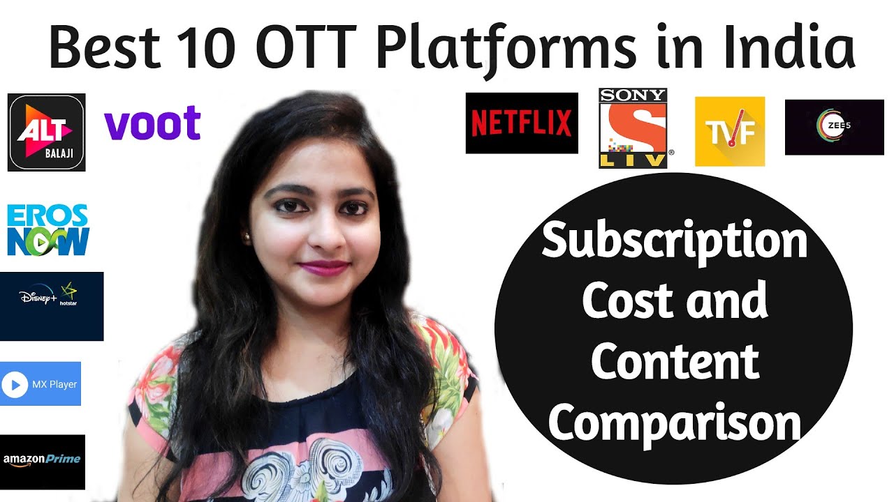 Best 10 OTT Platforms In India | Subscription Cost And Content ...