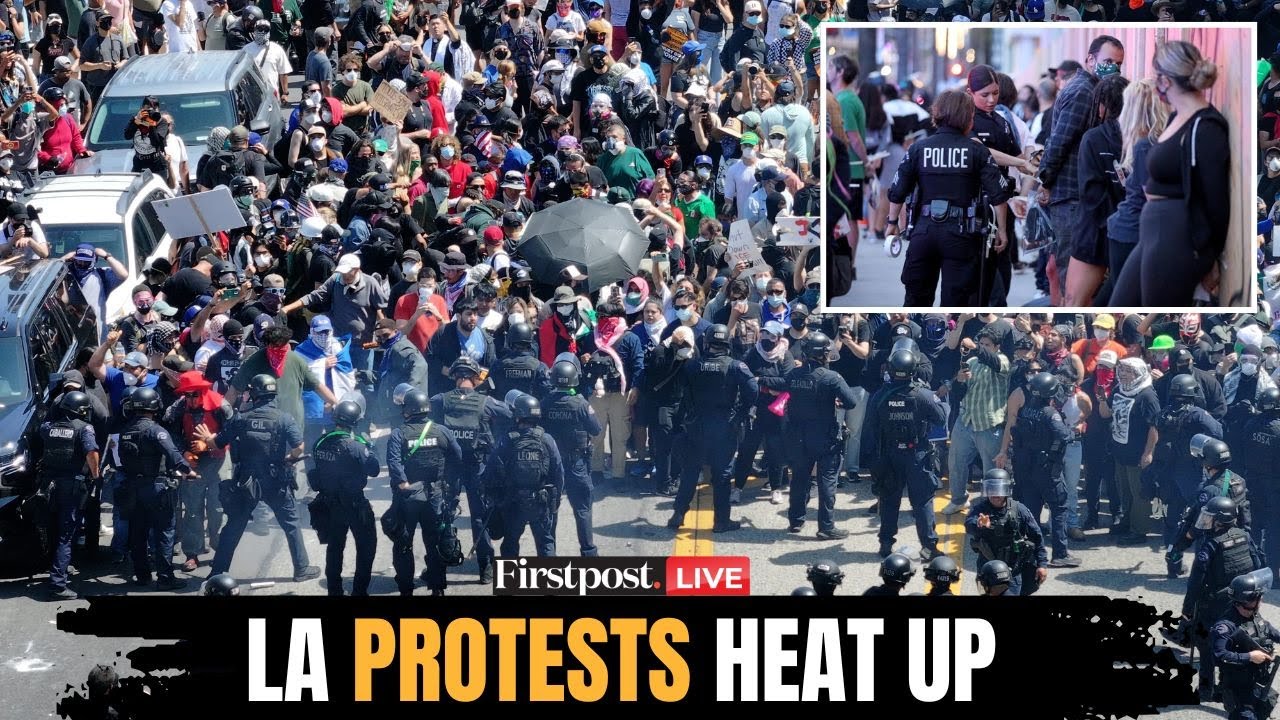 LA Riots LIVE: LA Immigration Protests Turn Violent; Tear Gas, Arrests ...