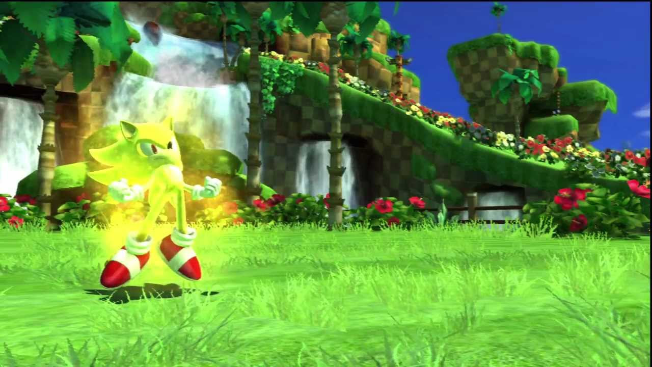 Sonic Generations: Request - Green Hill Zone - Modern Super Sonic - YouTube