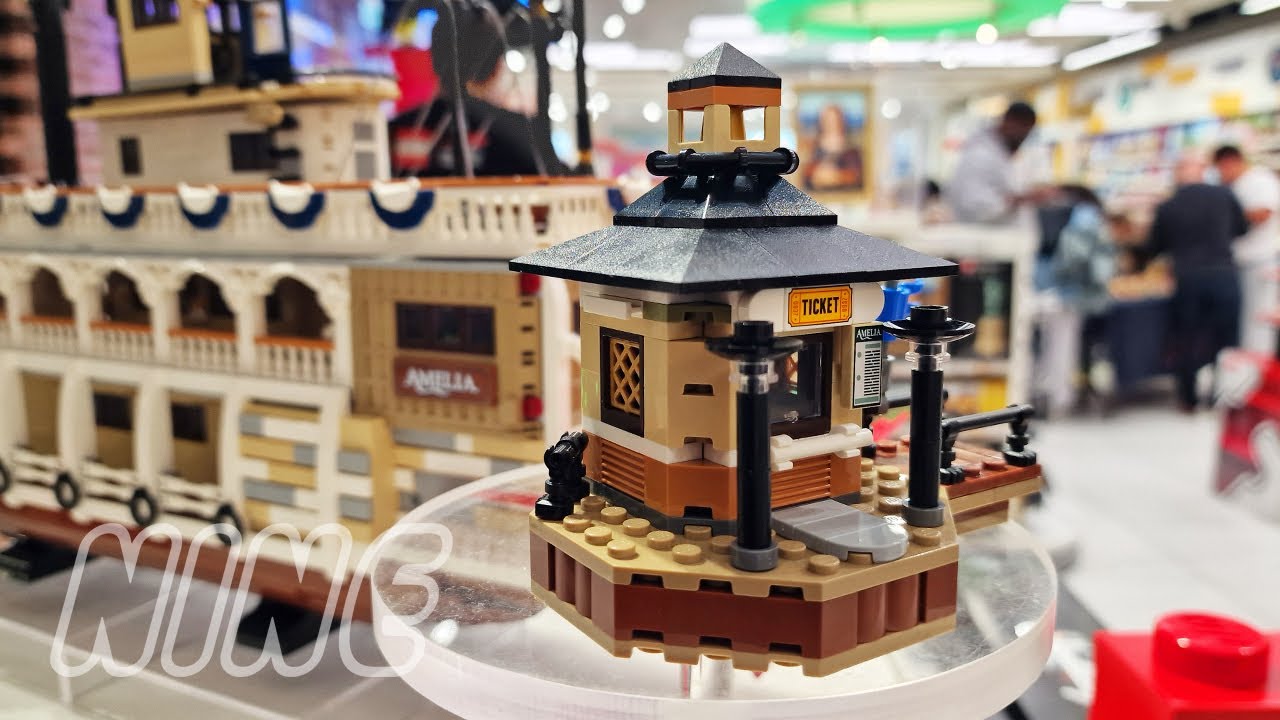 LEGO River Steamboat (21356) and Amelia Ticket booth (5009157) - first ...