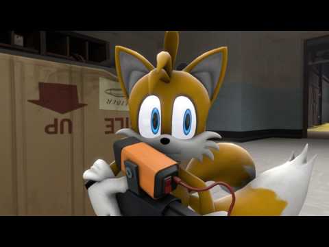 [SFM] Tails resizes Edgy the Hedgy so he can ride Pyro's bike - YouTube