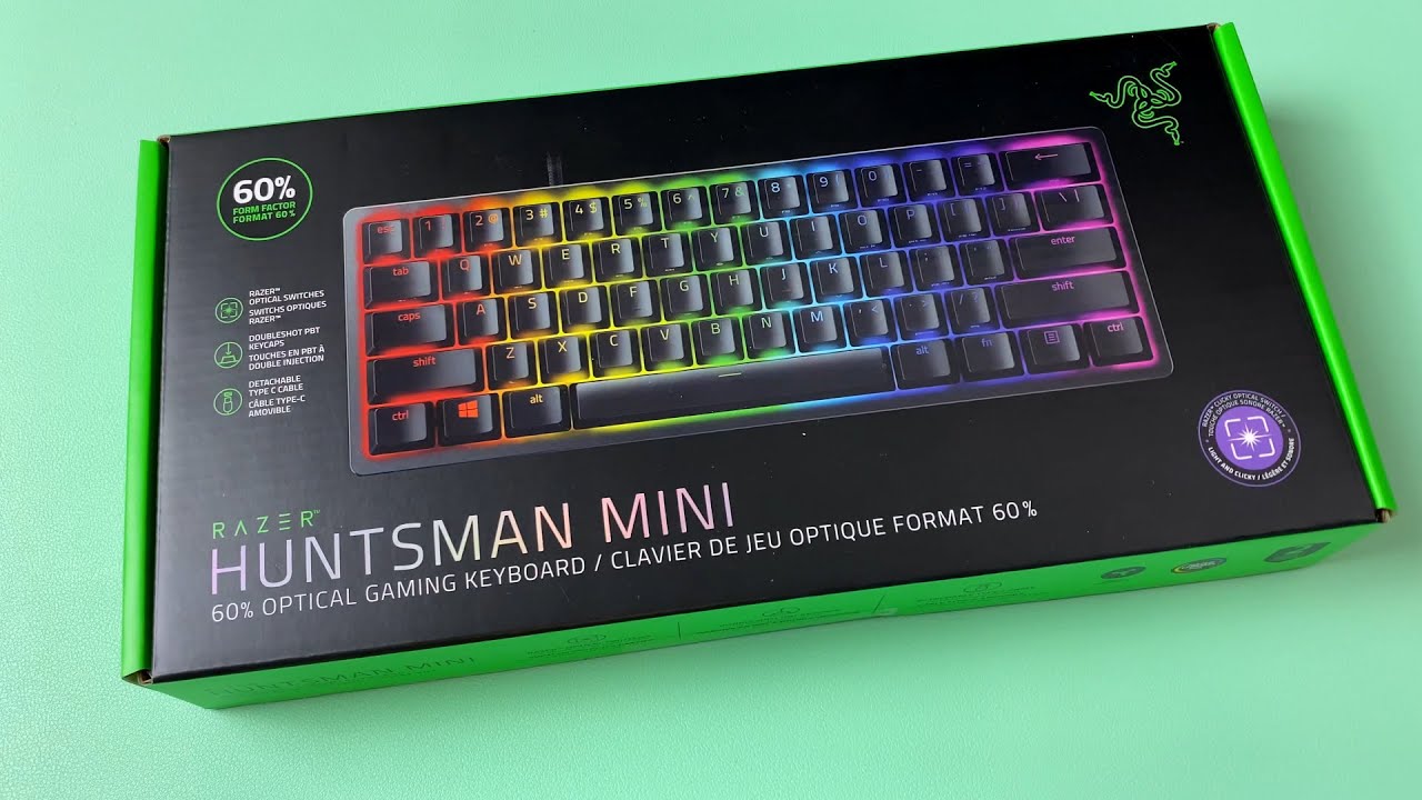 Razer Huntsman Mini Keyboard Unboxing - YouTube