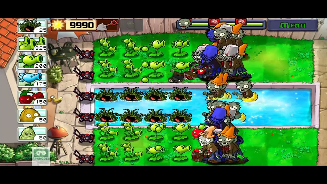 Plants Vs Zombies Gameplay mod Plants vs Zombies mod menu 01 8 - YouTube