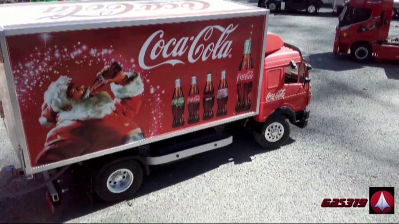Tamiya Mercedes 1838 Coca Cola rc truck - YouTube