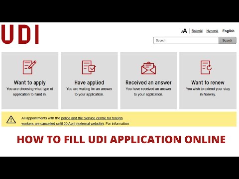 How to fill UDI application online flv - YouTube