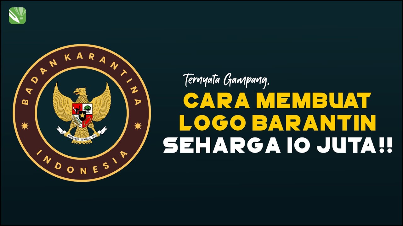 Cara Membuat Logo Barantin di Coreldraw - YouTube