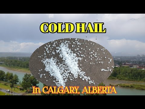 COLD HAIL 🥶 IN CALGARY 🇨🇦 - YouTube