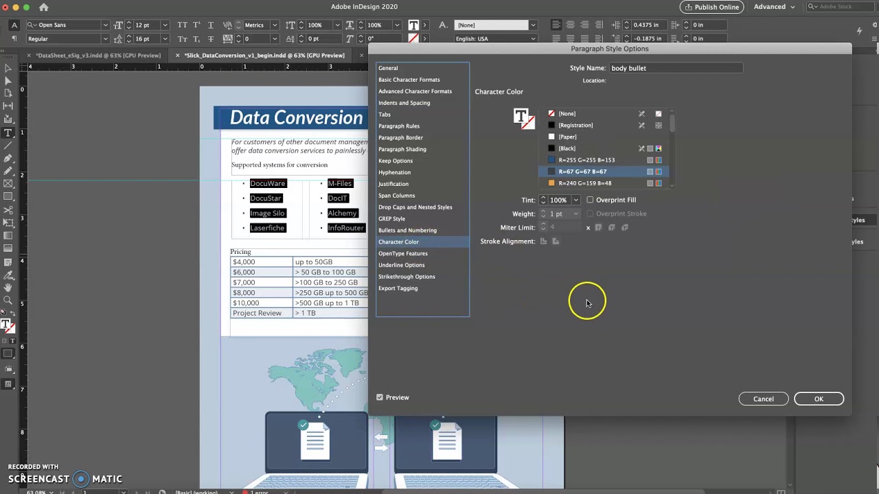 How to Use InDesign Paragraph Styles - YouTube