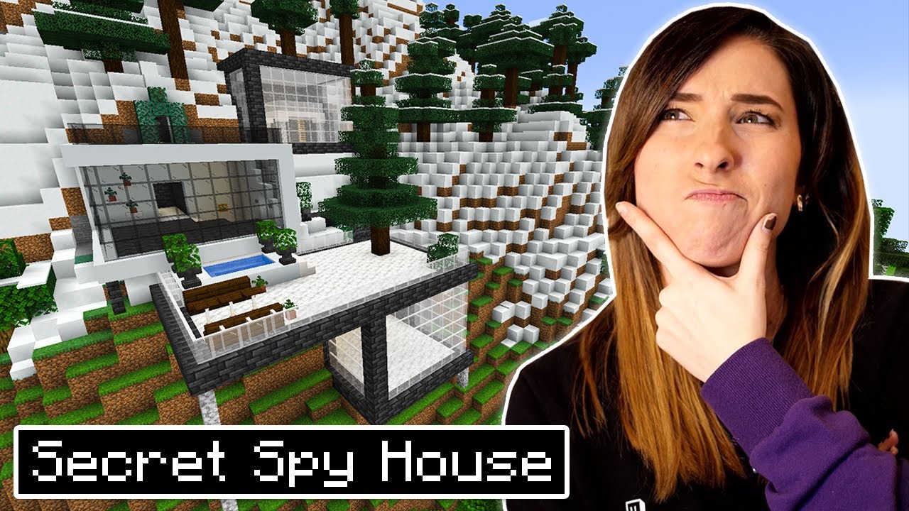 Our SECRET SPY CLIFF HOUSE in Minecraft - YouTube