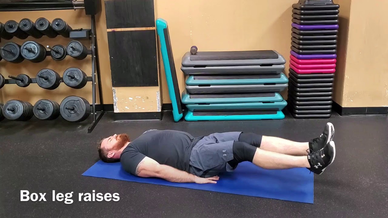 Box leg raises - YouTube