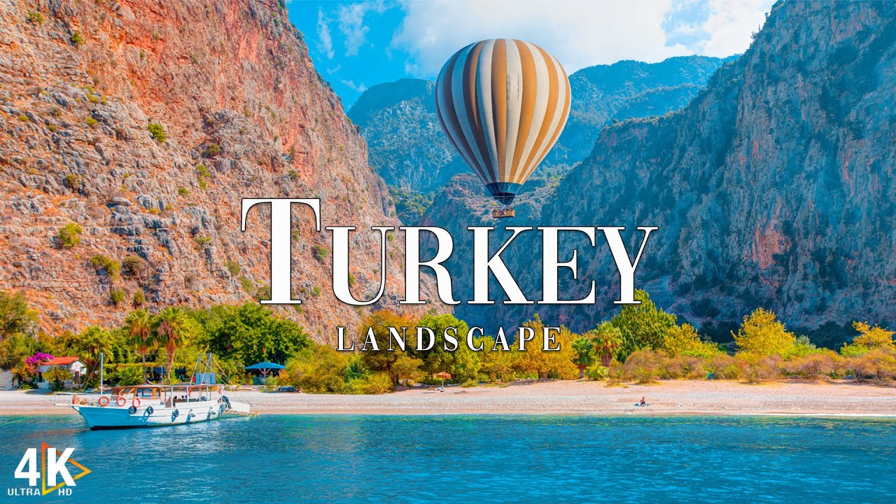 FLYING OVER TURKEY (4K UHD) I Amazing Beautiful Nature Scenery with ...