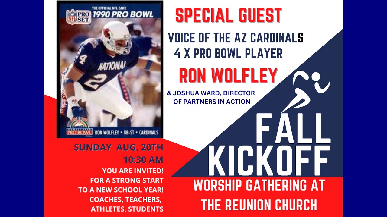 Sunday, August 20, 2023 - Fall Kickoff with Ron Wolfley - YouTube