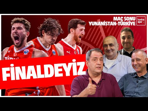 🔴 CANLI | Yunanistan - Türkiye Maç Sonu | Serkan Korkmaz, Murat Didin, Haluk Yıldırım
