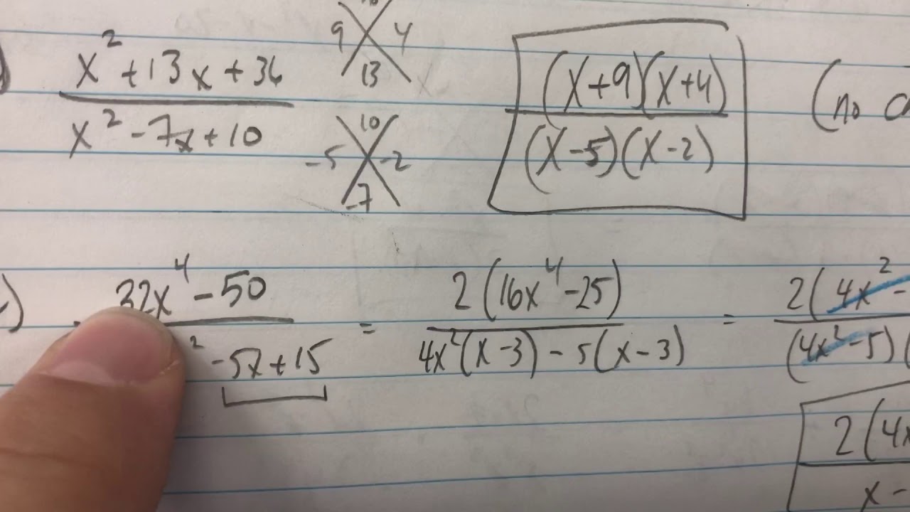 HA2T Unit 2 Mult Div Rational Functions 11-12 - YouTube