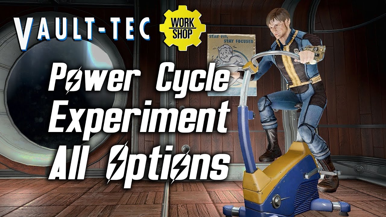 Fallout 4 Vault-Tec DLC - Power Cycle Experiment - All Options ...