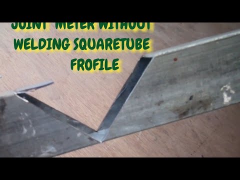 HOW TO CONNECT SQUARE TUBE ANGLE WITHOUT WELDING /PAANOO MAG ANGLE NG ...