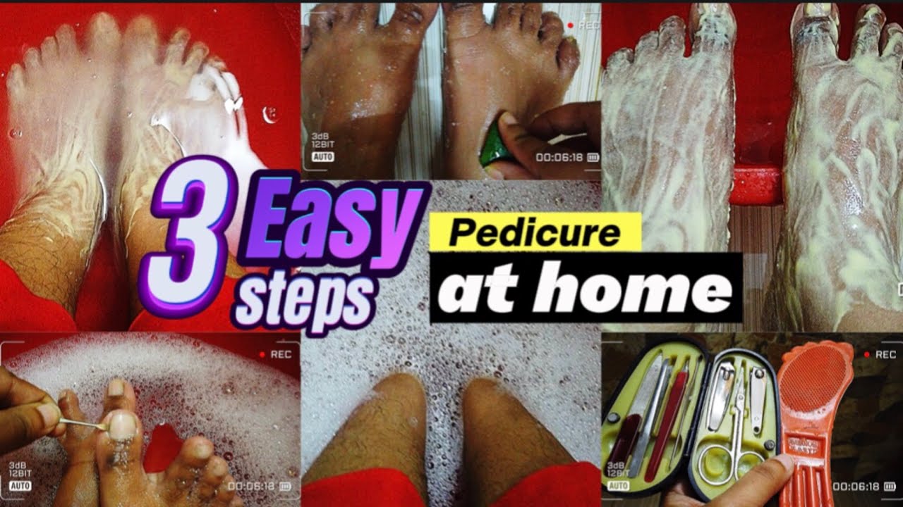 Easy feet brightening pedicure at home! #pedicure #beauty #feets #care ...