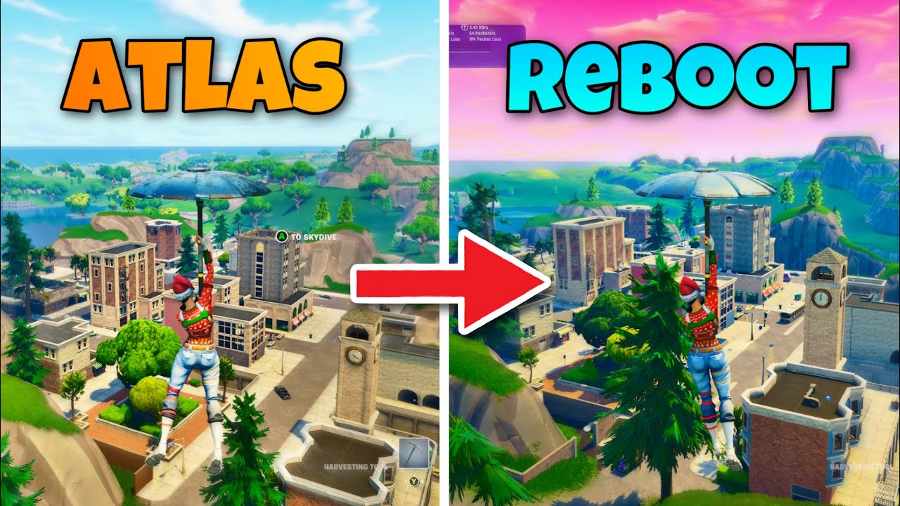 Reboot Royale VS Atlas OG Fortnite Map Comparison | Creative 2.0 - YouTube
