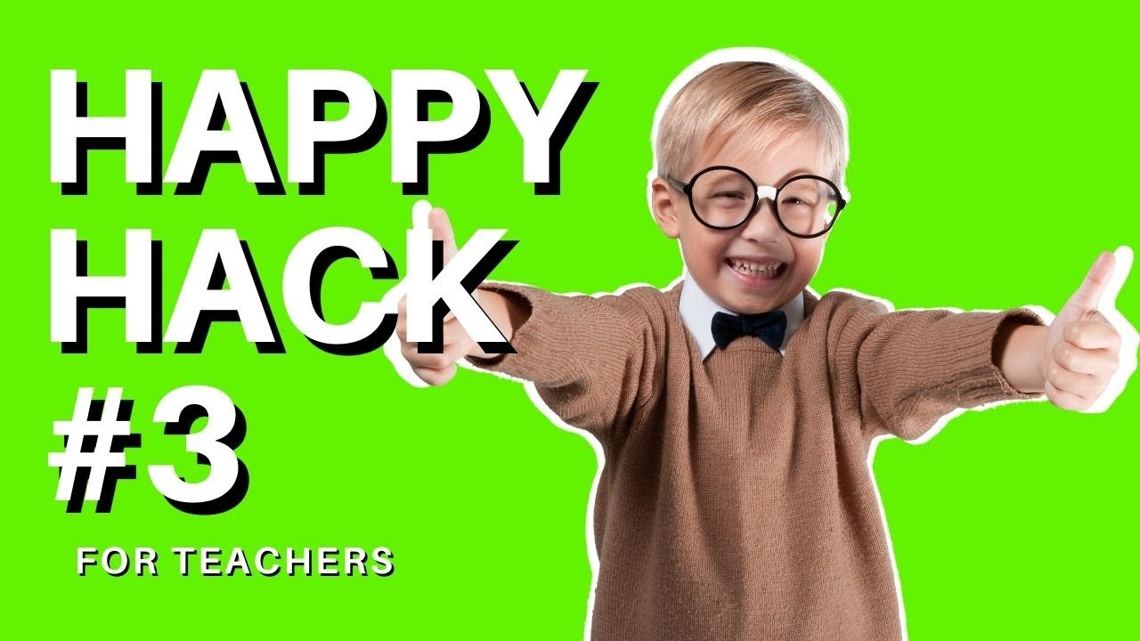 🍏HAPPY HACK #3🍎 (TEACHERS) VIDEO PROCEDURES - YouTube