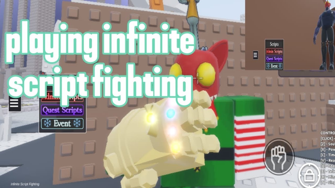 Playing Infinite Script Fighting (sorry for not posting much - YouTube
