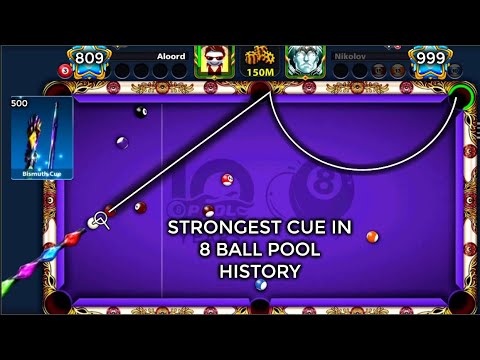 The strongest cue in 8 ball pool  history
