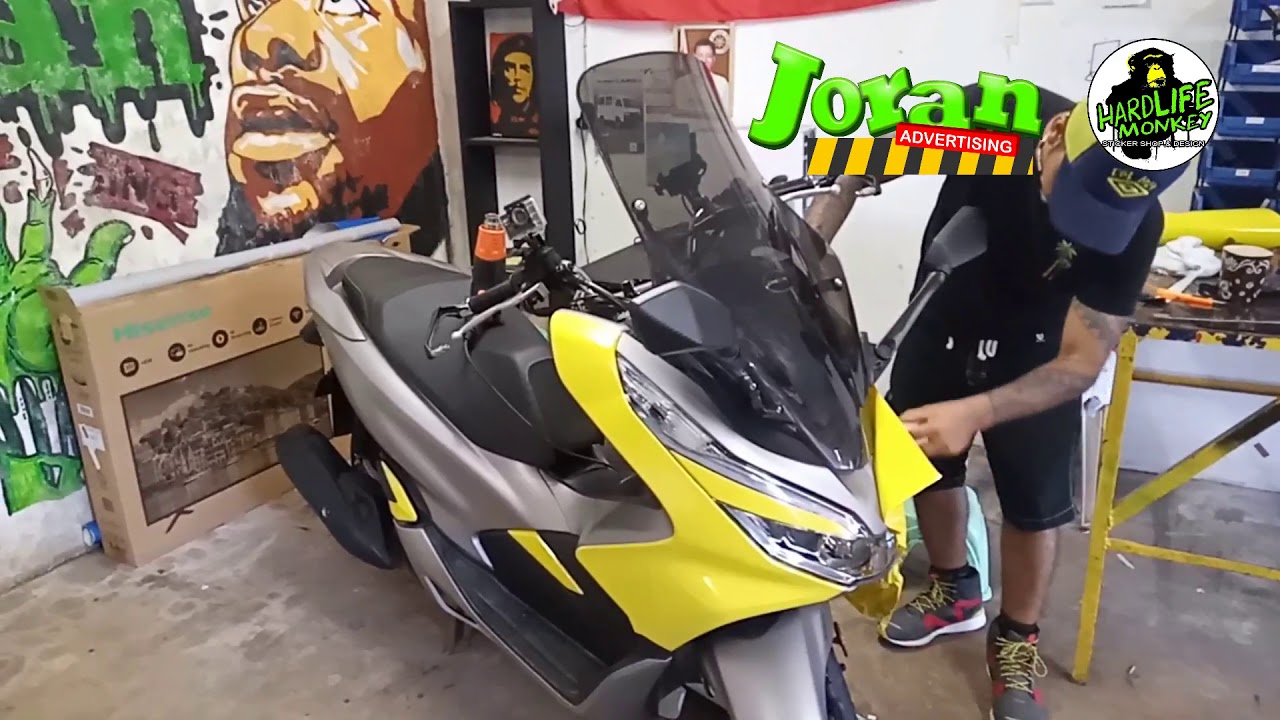PCX Decals Installation Full Wrap - YouTube